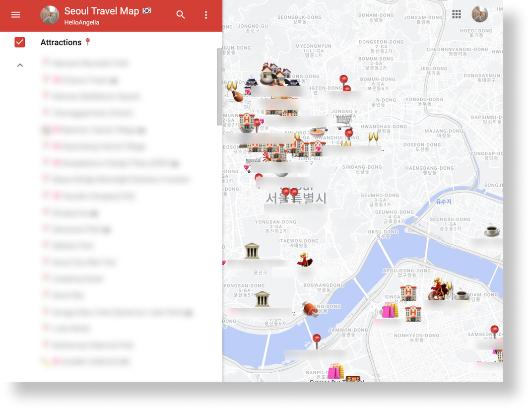 Seoul Travel Map – Ang's Travel Guides